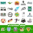 49 Soccer Stickers – Waterproof Vinyl Sports Decals for Water Bottles ...