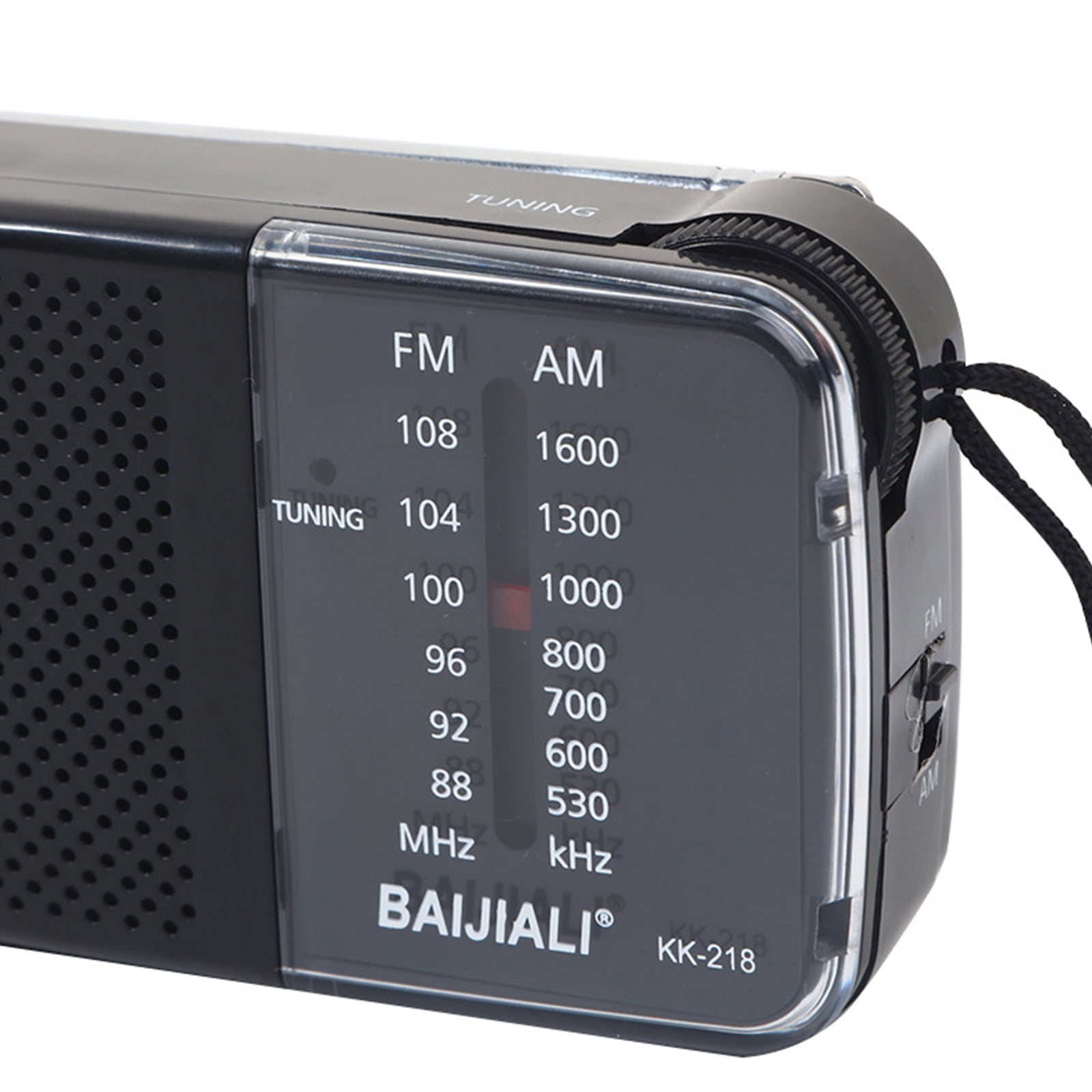 Mini AM/FM Radio AA Battery Powered Full-wave Band Emergency Radio ...