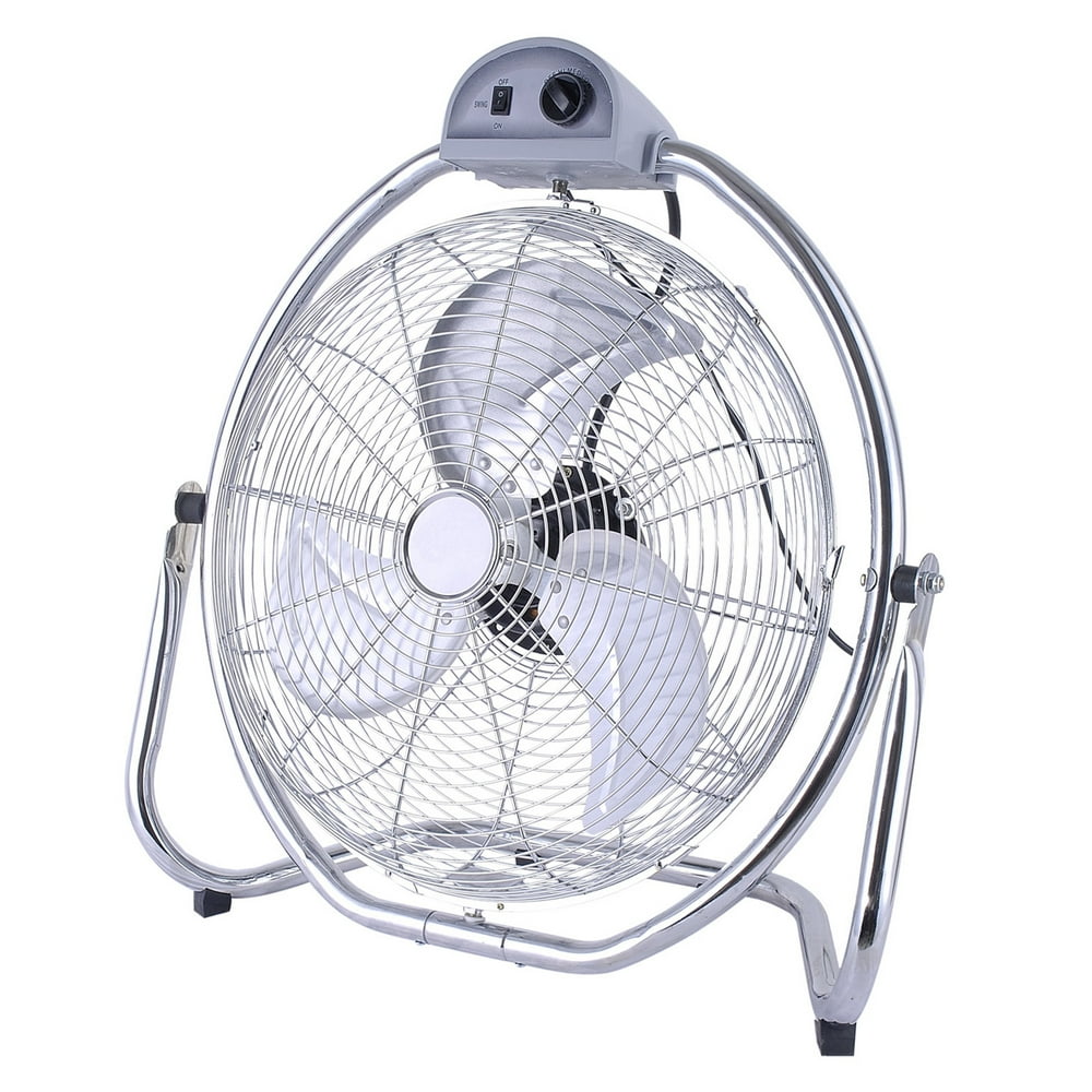 Optimus 20 Inch Grade Oscillating High Velocity Fan with Chrome Grill ...