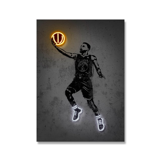 Click here for Nobrand Graffiti Basketball Players Canvas Paintin... prices