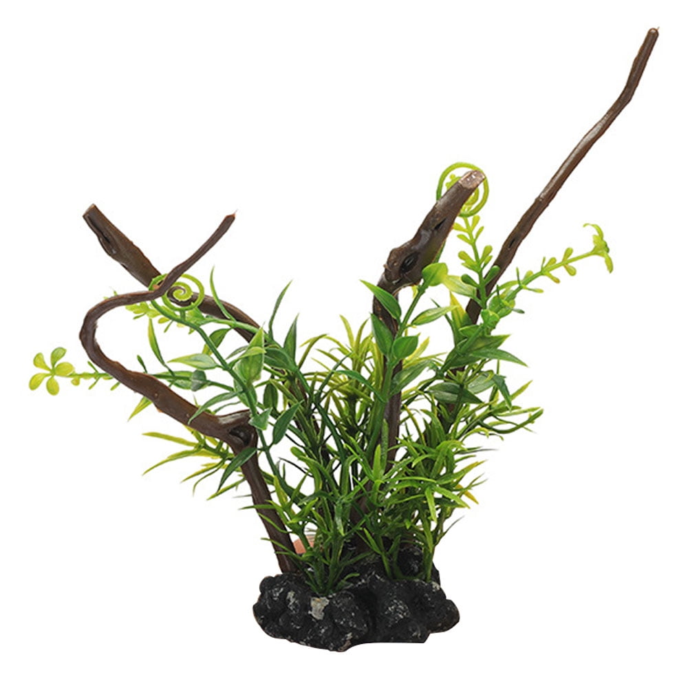 New fish tank decoration, fish tank landscaping, simulated heavy wood ...