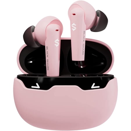 Black Shark Kawaii Bluetooth Earbuds Wireless Earbuds with Cute Emoji ...