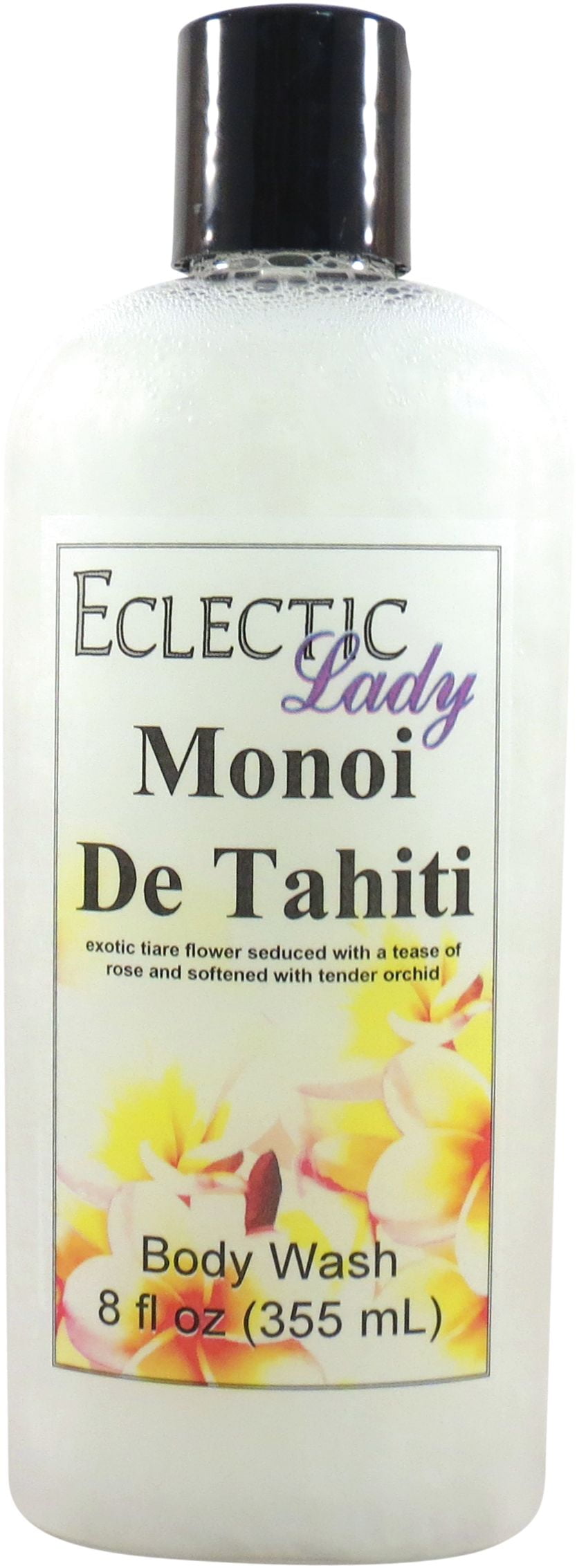 Monoi de Tahiti Body Wash by Eclectic Lady, Liquid Shower Gel for Women ...