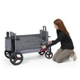 Radio Flyer Journey Stroll 'N Wagon, Gray Push Wagon, for Toddlers 1 ...