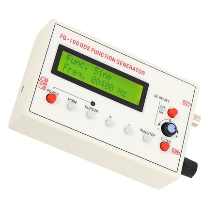 ANGGREK Function Generator,DDS Function Generator Frequency Signal Waveform LCD Screen 1HZ ...