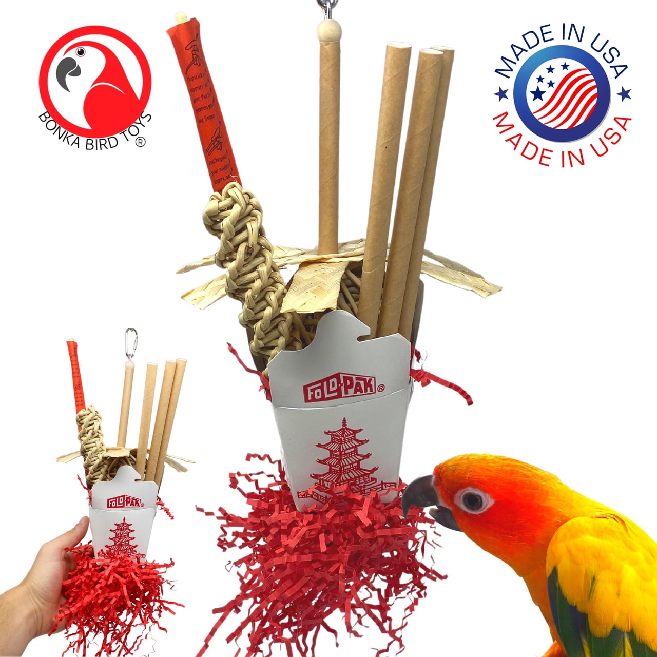 Bonka Bird Toys 2336 Chopsticks - Walmart.com