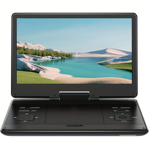 BOIFUN 15.6" Portable DVD/TV Player Combo with Antenna, Digital TV ATSC ...
