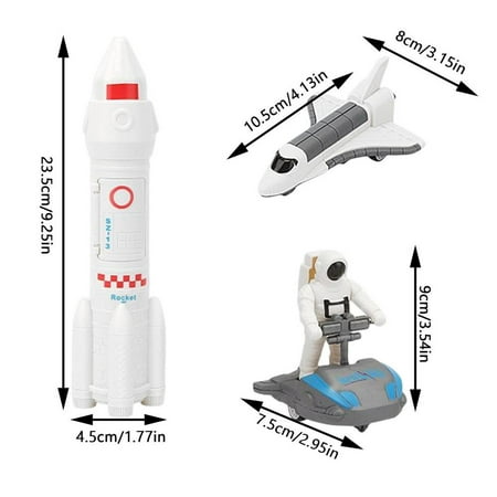 Space Playset Space Shuttle Rocket Toy Playset Play And Explore Rocket ...