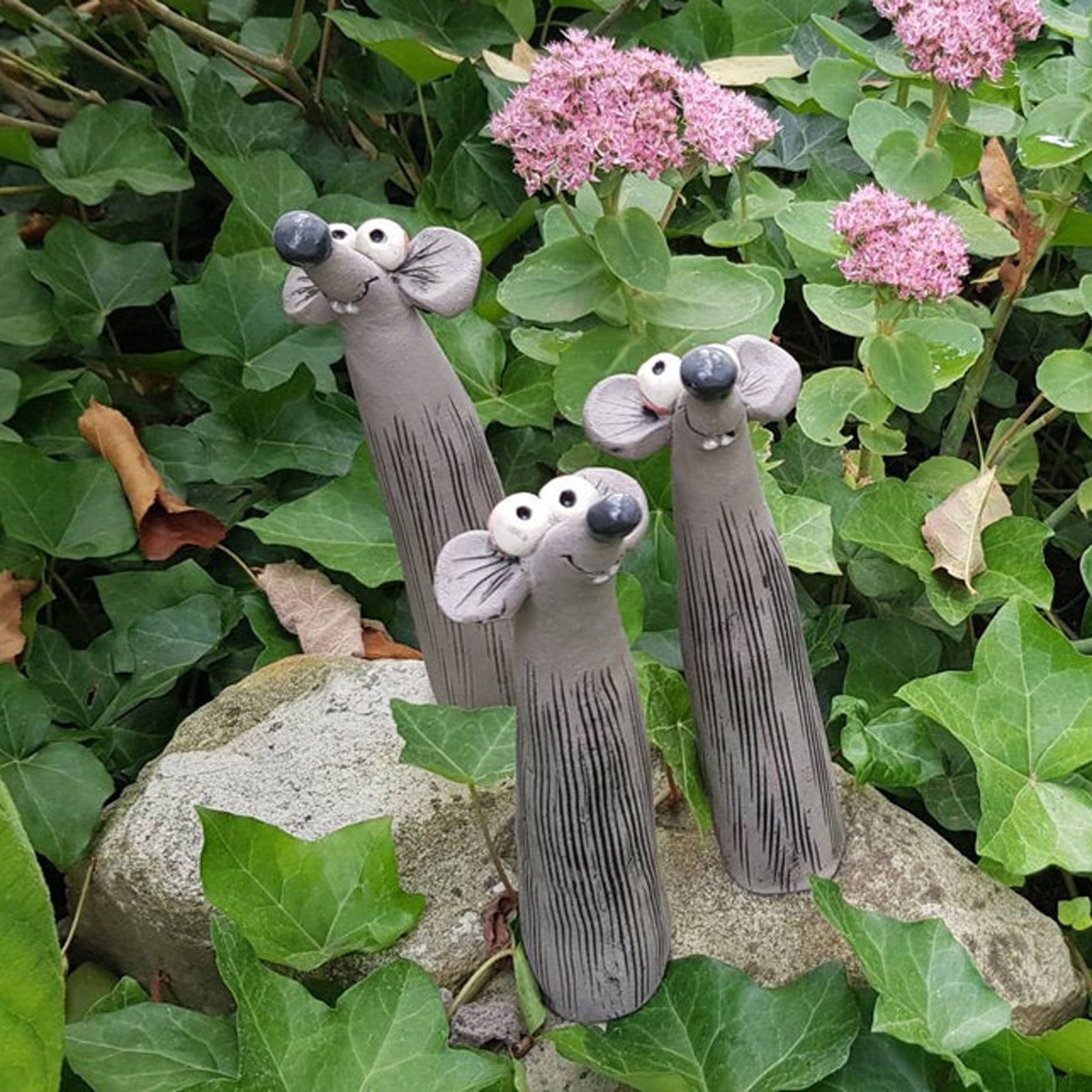 HIMIWAY Collectible Figurines Tabletop Sculpture for Indoor Outdoor ...