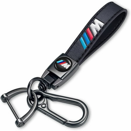 Genuine Leather Car Logo Keychain for BMW M M2 M4 M5 M6 M8 X1 X2 X3 X4 ...