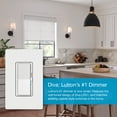 Lutron Diva Smart Dimmer Switch with Wallplate for Caséta Smart ...