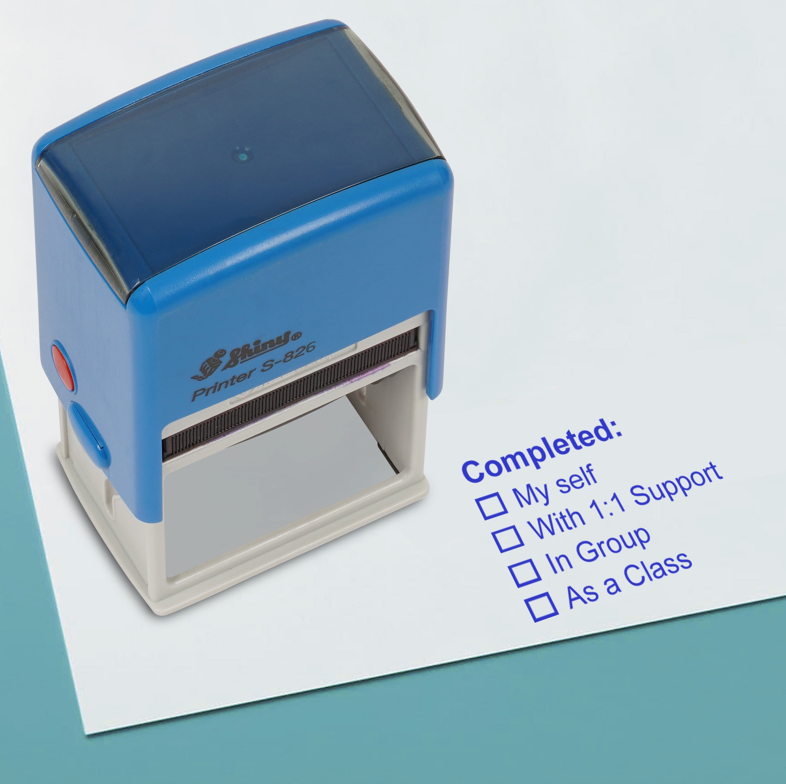 Printtoo Completed Self Inking Rubber Stamp Pre,Inked Office Stamp ...