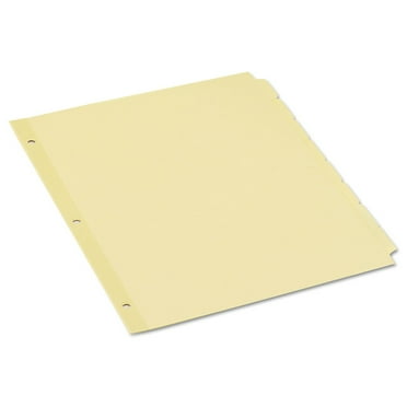 Expanding Pocket Index Dividers, 8-Tab, 11 X 8.5, Assorted, 1 Set/pack ...