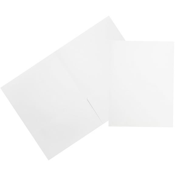 JAM Linen Two Pocket Folders, Ivory, 100/Pack - Walmart.com