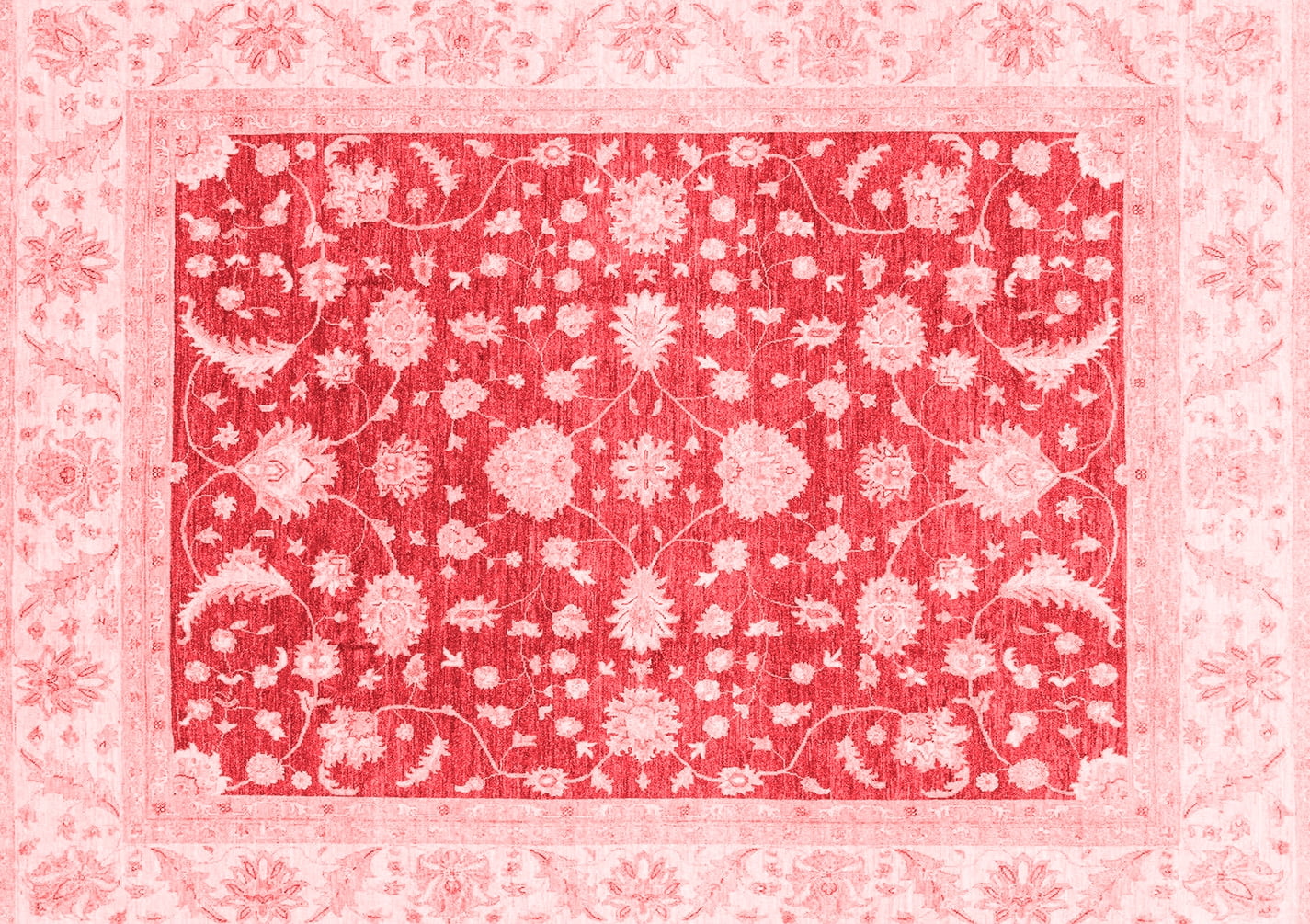 Ahgly Company Machine Washable Indoor Rectangle Abstract Red Modern ...