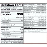 Equate Nutritional Shake Plus Chocolate 8 fl oz 24 Count with 13g ...