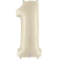 White Sand Number 2 Foil Balloon 34" - Walmart.com