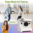 1080P Instant Print Camera w/ Dual Lens & Built-in Photo Printer, 2.4 ...