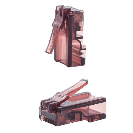 GBIS RJ45 Connector Cat5E Cat5 Crimp Modular Connector 100 Pack ...
