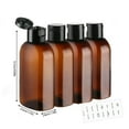 4pcs Reusable 100ml Plastic Bottles Empty Dispenser with Flipped Caps ...
