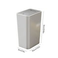 Small Trash Can with Lid Deodorant Trash Can Bathroom Garbage Can ...