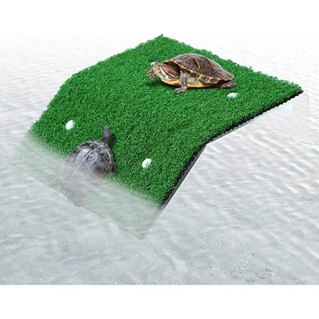Plastic Platform Tortoise Basking Tortoise Floating with Lawn Climbing ...
