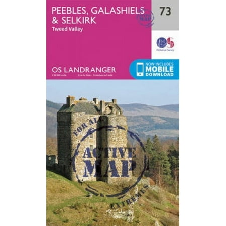 Peebles, Galashiels & Selkirk, Tweed Valley (OS Landranger Active Map ...