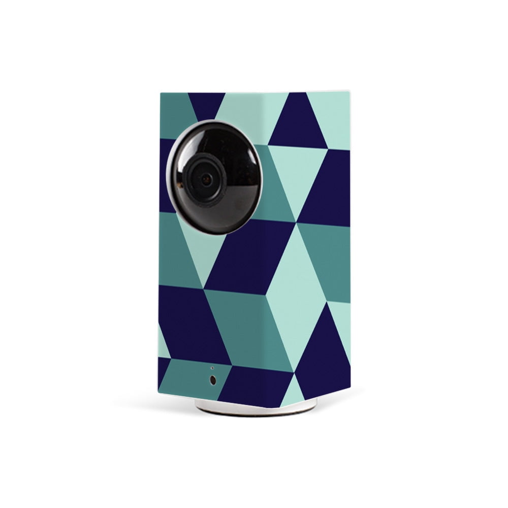 Skin Decal Wrap Compatible With Wyze Cam Pan Sticker Design Geo Tile ...