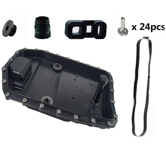Bapmic 6HP26 Transmission Oil Pan W/Drain Plug Gasket and Bolts ...