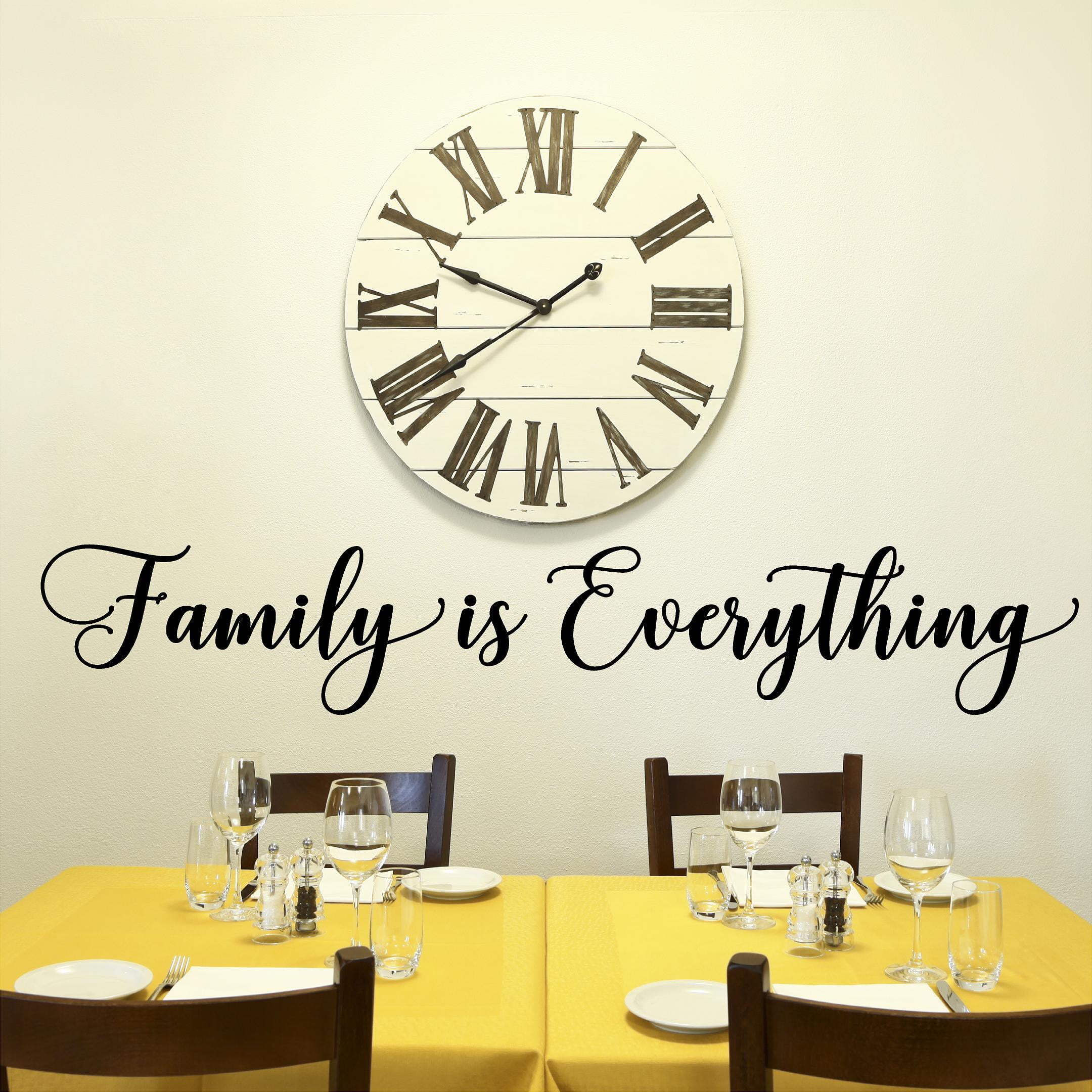 Family is Everything Cursive (1 Line) Vinyl Lettering Family Decals ...