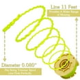 0.080 x 11ft Twisted Pre-Cut String Trimmer Line (3 Pack), Ideal for ...