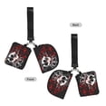 2-Piece Mini Wristlet Pouch Set Portable Sports Wrist Bag with Keychain ...