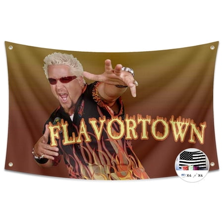Guy Fieri Flavortown Flag,3x5 Feet Banner,Funny Poster Durable Man Cave ...
