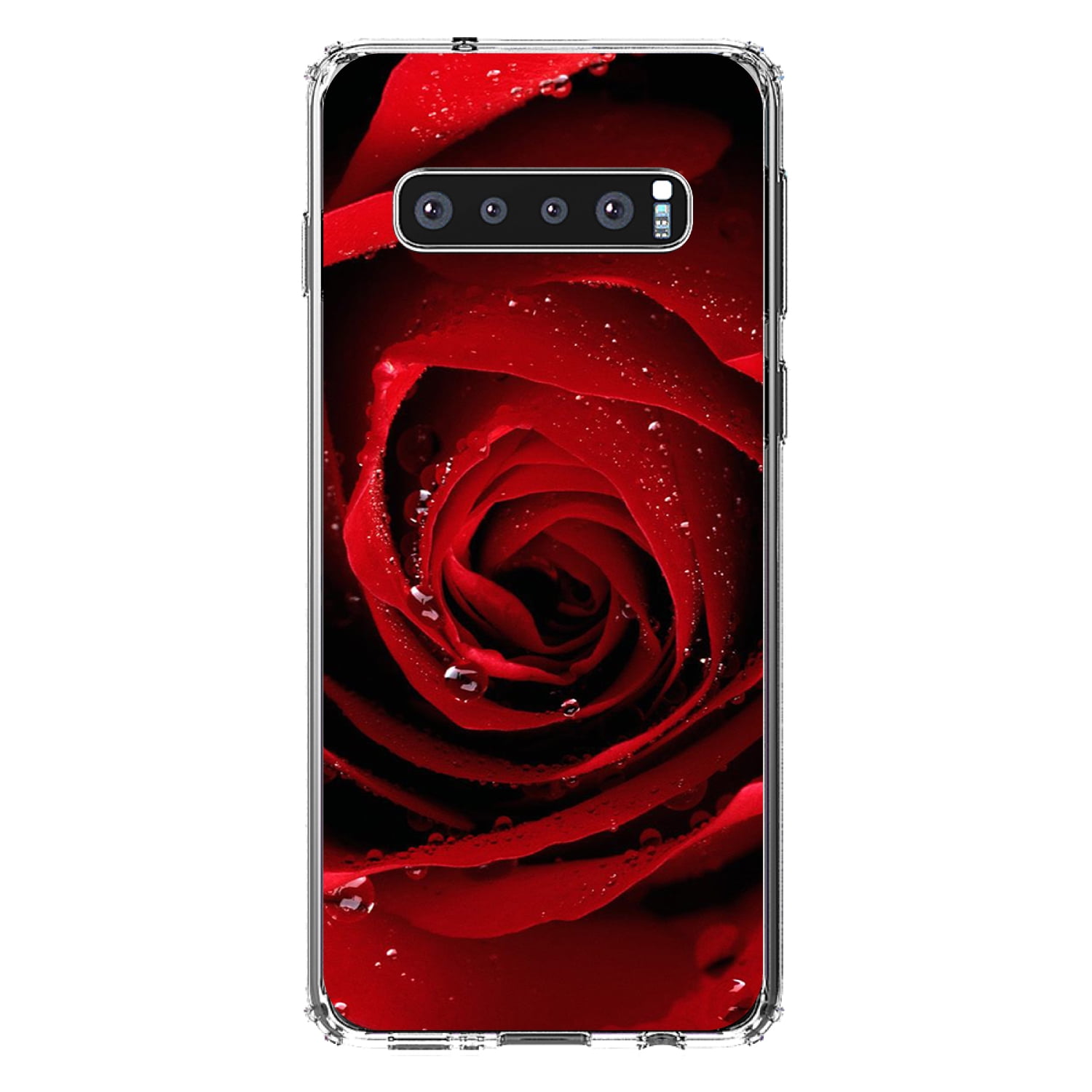 DistinctInk Clear Shockproof Hybrid Case for Samsung Galaxy S10+ PLUS(6 ...