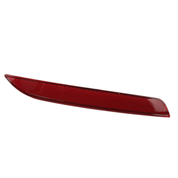 Reflector de parachoques trasero Bling Bling Rojo plástico ABS alta ...