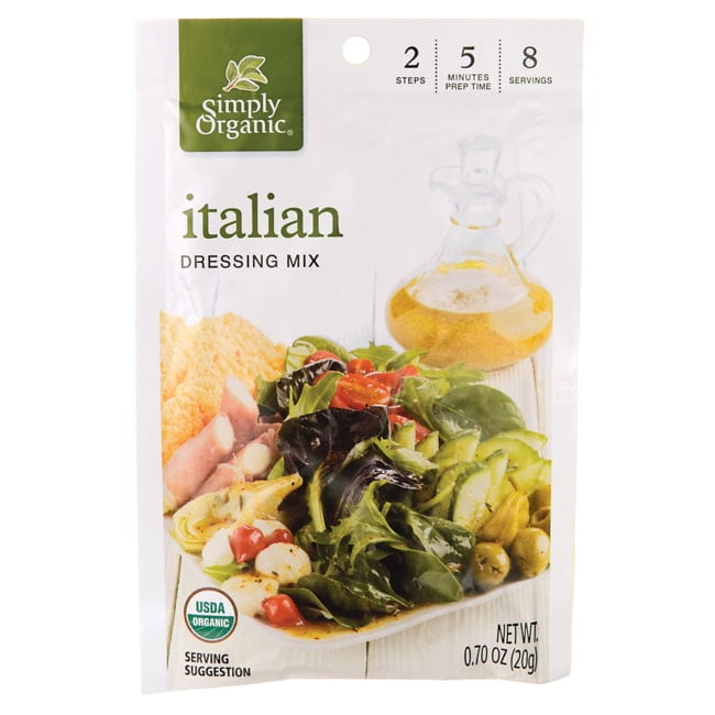 Simply Organic Italian Salad Dressing Mix, .7 Oz - Walmart.com