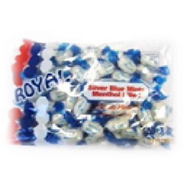 Royal Candy Silver Blue Mints Menthol Filled Candy, Case of Six 8 Oz ...