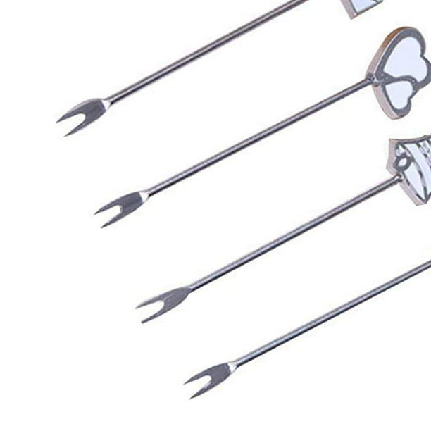 kurtrusly 4pcs/set Ocean Style Starfish Shell Fish Shape Forks Cake ...