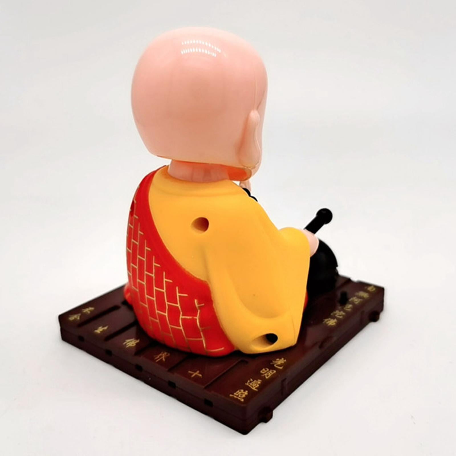 Buy Solar Powered Bobble Shaking Head Dancing Toy Buddhist Monk Doll ...