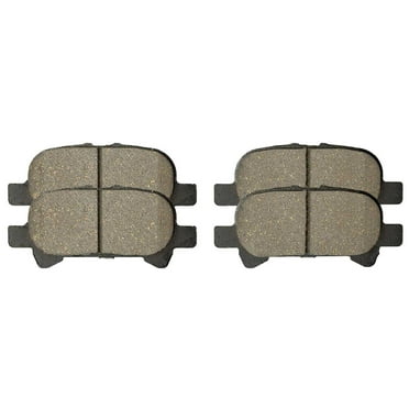 AutoShack Rear Ceramic Brake Pad Kit Driver and Passenger Side Replacement for 2002-2004 Honda ...