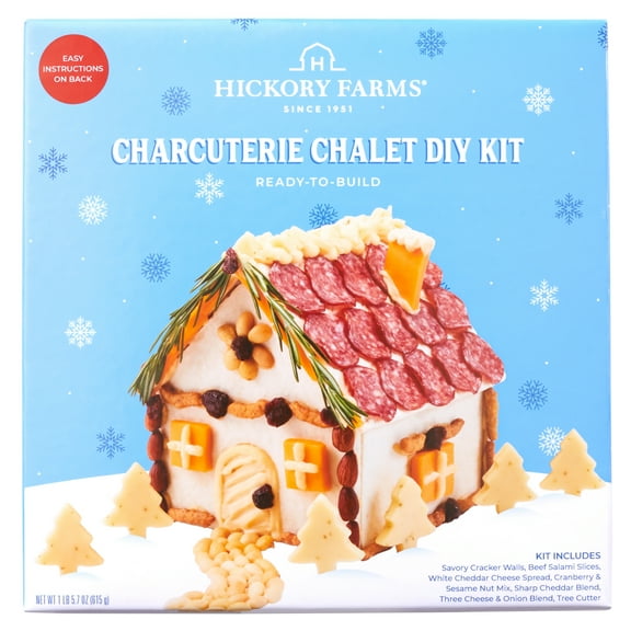 Hickory Farms Charcuterie Chalet DIY Kit | Charcuterie Board Kit Gift ...