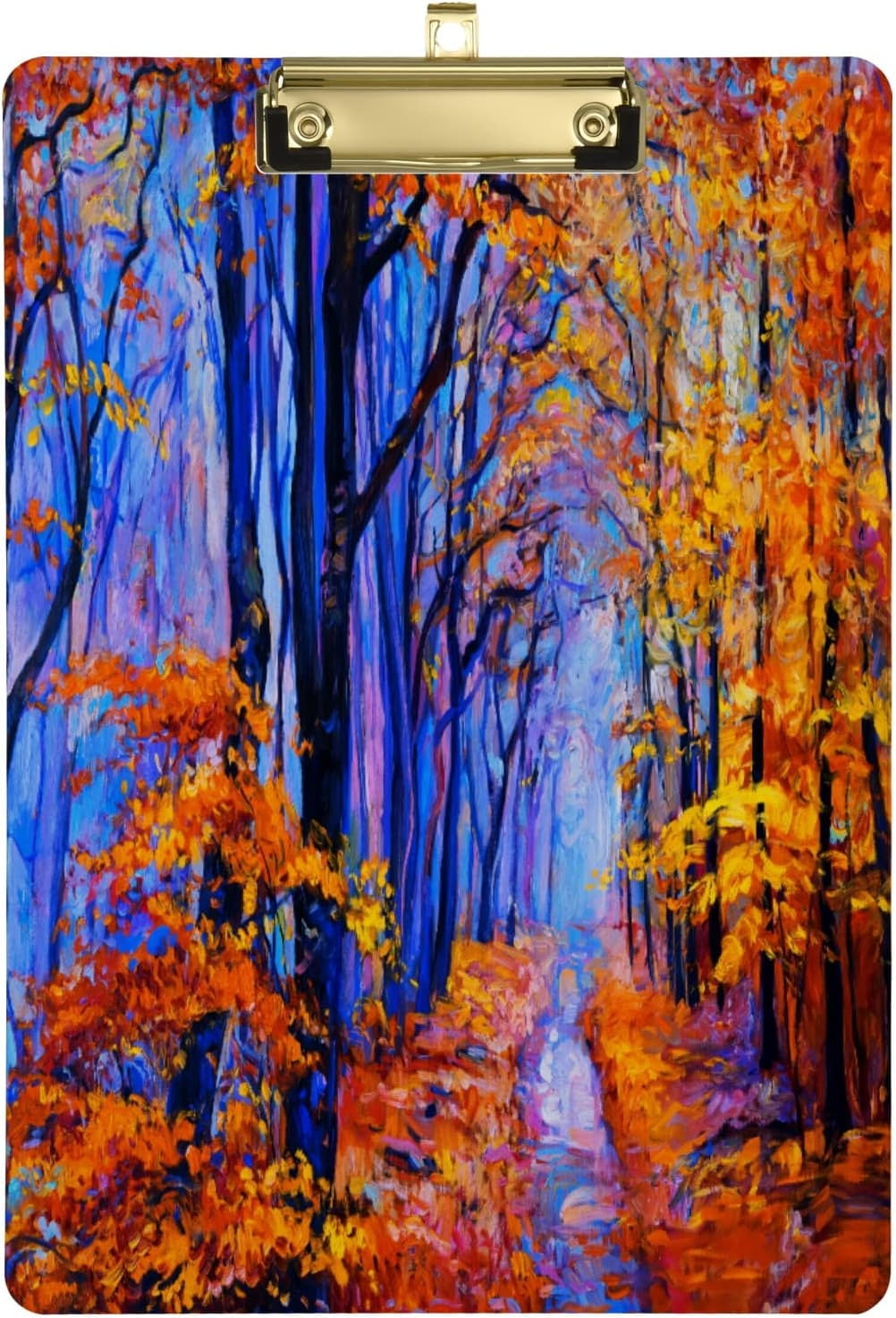 ZHANZZK Lavender Field Forest Trees Clipboard Hardboard Wood Nursing ...