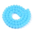 10strands Imitation Jade Solid Color Glass Beads Strands Faceted ...
