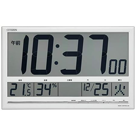 CITIZEN Citizen table clock wall clock radio clock with temperature and ...