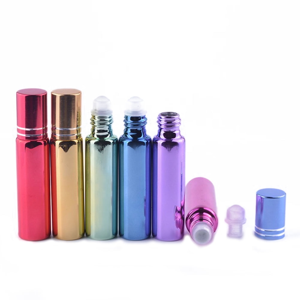 Grofry Essential Oil Bottle 10ML Refillable Empty Roller Ball Essential ...