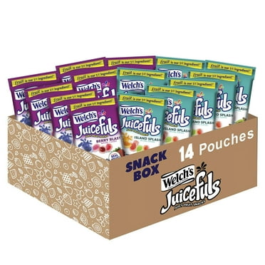 Welch's Fruit Snacks, Bulk Variety Pack with Mixed Fruit, Island Fruits ...