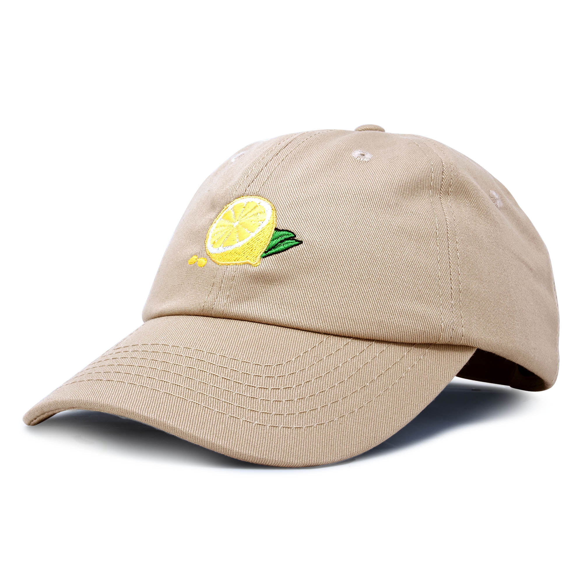 DALIX Lemon Hat Baseball Cap in Khaki - Walmart.com