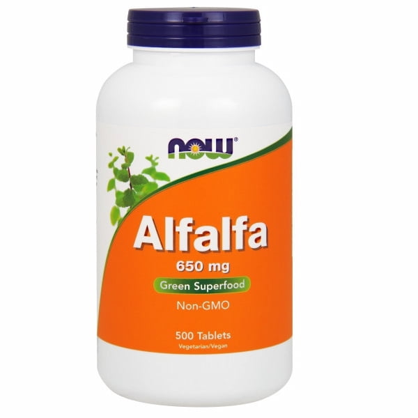 500 comprimidos de alfalfa Supplement Now Foods | Bodega Aurrera en línea
