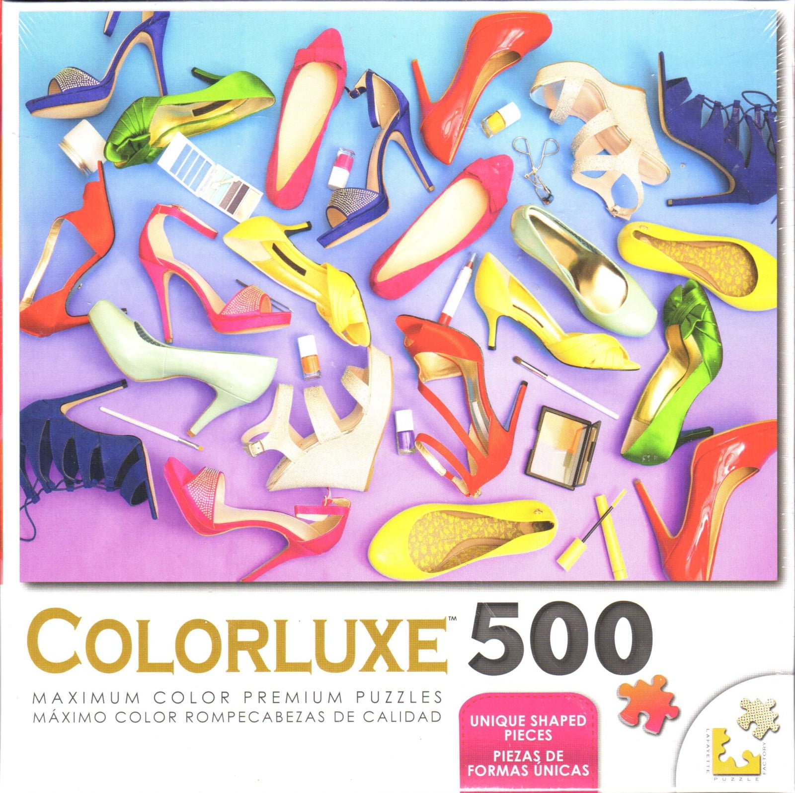Colorluxe Fashion Shoes Puzzle - 500 Pieces, Vivid Colors, Quality ...