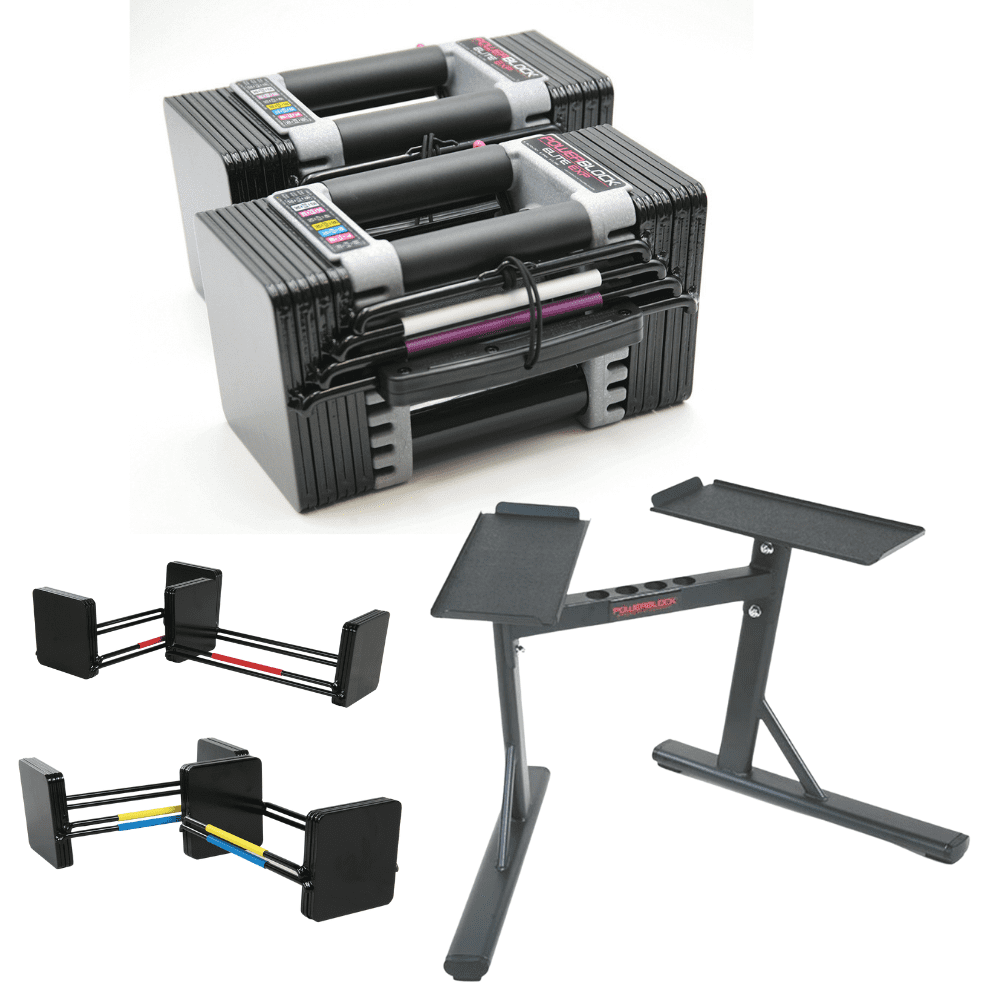 PowerBlock Elite 90 lb Adjustable Dumbbell Set with Nepal | Ubuy